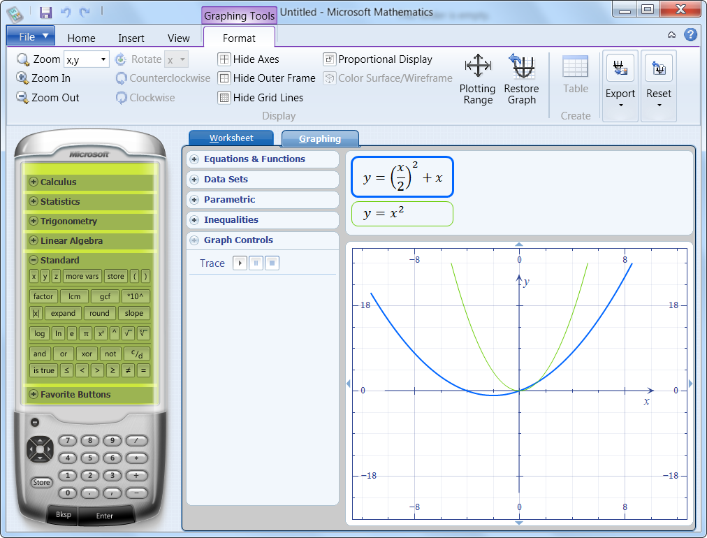 Microsoft Mathematics · Medo's Home Page